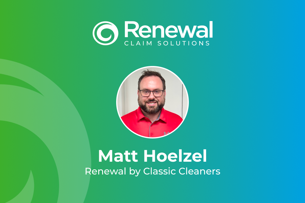 Regional Spotlight: Matt Hoelzel of Renewal by Classic Cleaners ...